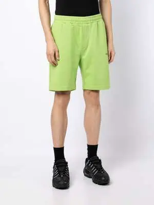 Helmut Lang Logo-print Track Shorts - Green