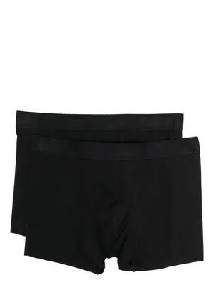 Wolford Logo-waistband Boxers Set Of 2 - Black