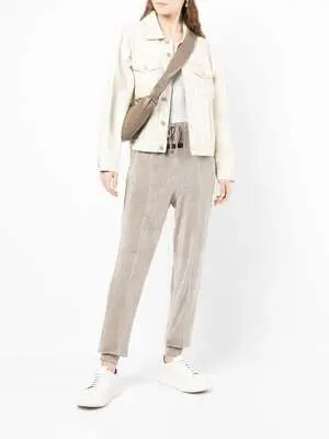 Fear Of God Taupe Velour Tapered Track Pants
