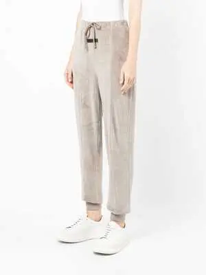 Fear Of God Taupe Velour Tapered Track Pants