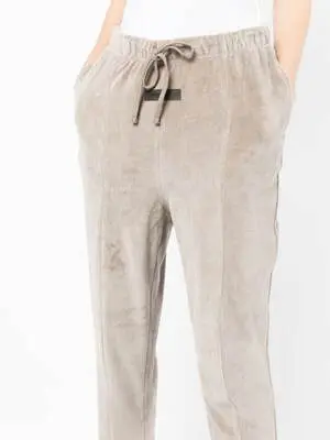 Fear Of God Taupe Velour Tapered Track Pants