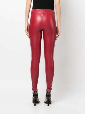 Michael Kors Leather-effect Leggings
