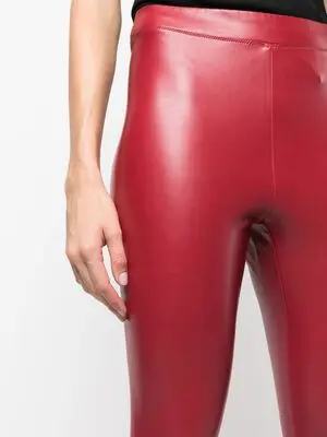 Michael Kors Leather-effect Leggings