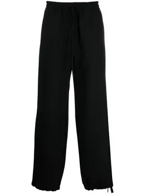 Off-White Embroidered Logo Straight-leg Sweatpants