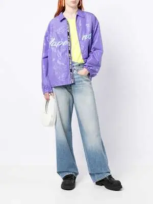 AAPE BY *A BATHING APE Logo-printed Button-front Jacket