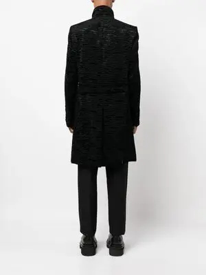 Balmain Double-breasted Cloqué Coat