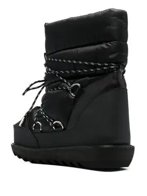 Sacai Quilted Lace-up Ankle Boots