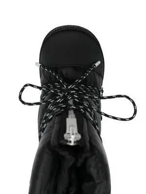 Sacai Quilted Lace-up Ankle Boots