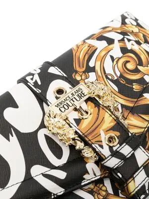 Versace Graphic Print Envelope Crossbody Bag