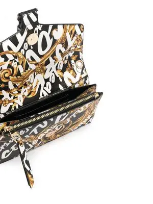 Versace Graphic Print Envelope Crossbody Bag