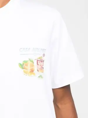 Casablanca Graphic-print Short-sleeved T-shirt