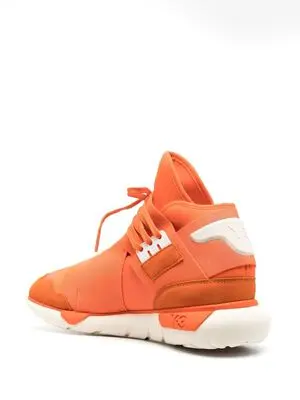 Y3 Qasa High Sneakers - Orange