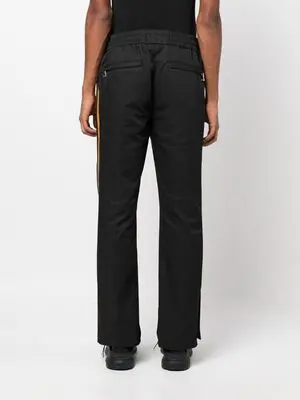 JUST DON Logo-embroidered Track Pants - Black