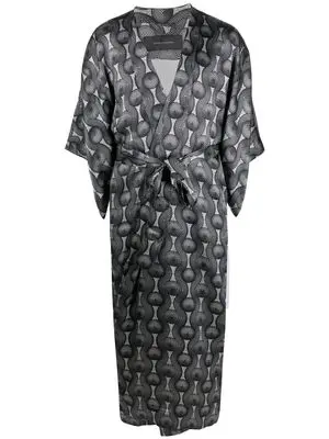 Ozwald Boateng Geometric-print Jacket - White