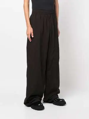 Off-White Logo Patch Wide-leg Trousers