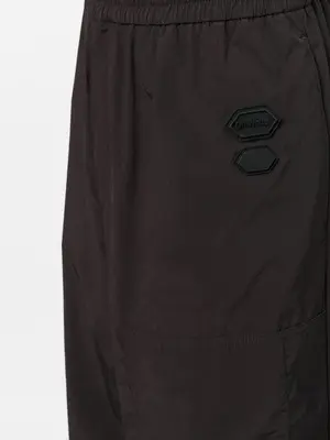 Off-White Logo Patch Wide-leg Trousers