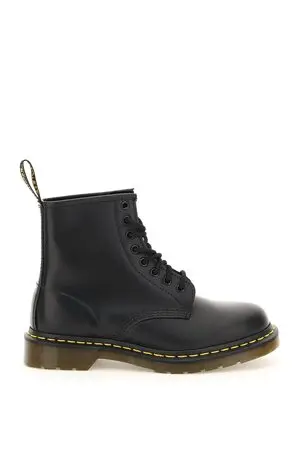 Dr. Martens DR. MARTENS 1460 SMOOTH LACE-UP COMBAT BOOTS - Black