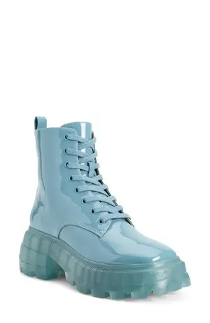 KATY PERRY Katy Perry The Geli Combat Boot Arctic Blue