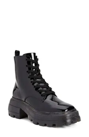 KATY PERRY Katy Perry The Geli Combat Boot Black