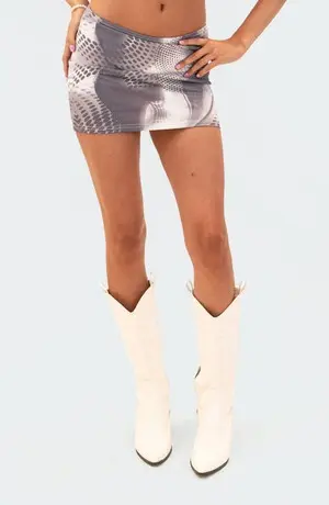 EDIKTED Rave Queen Low-rise Miniskirt