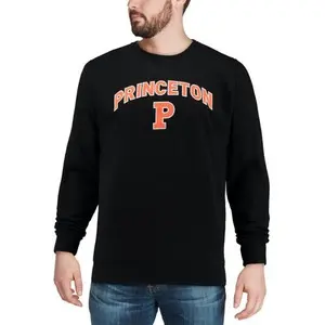 COLOSSEUM Princeton Tigers Arch & Logo Crew Neck Sweatshirt