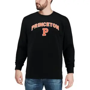 COLOSSEUM Princeton Tigers Arch & Logo Crew Neck Sweatshirt
