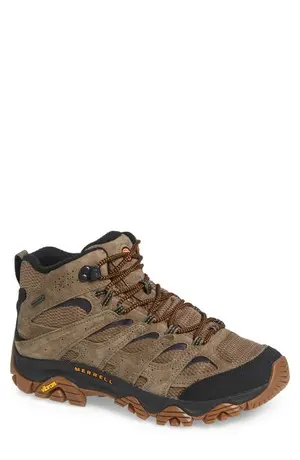 Merrell Moab 3 Mid Waterproof Hiking Shoe - Olive/ Gum