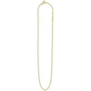 Lagos Signature Caviar Ball Chain Necklace - Gold