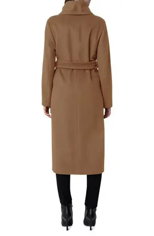 Akris Wool-blend Coat - Malt