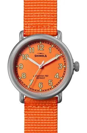 Shinola Runwell Field Nylon Strap Watch