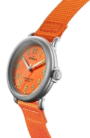 Shinola Runwell Field Nylon Strap Watch
