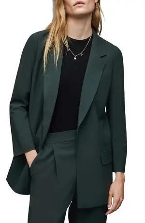ALLSAINTS Aleida Tri Blazer - Jungle Green