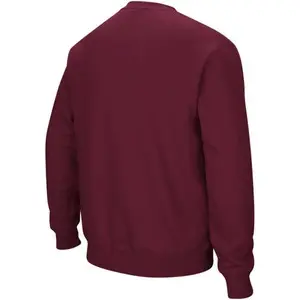 COLOSSEUM Virginia Tech Hokies Arch & Logo Crew Neck Sweatshirt