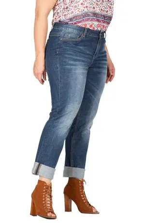 STANDARDS & PRACTICES X-boyfriend Cotton Jeans - 1824 Rebarb