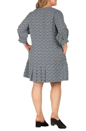 STANDARDS & PRACTICES Long Sleeve Flounce Dress