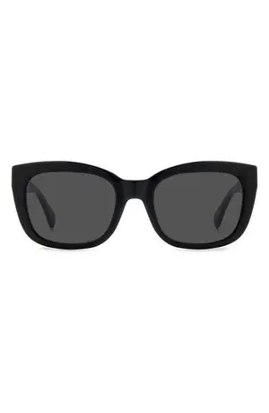 Kate Spade New York Kate Spade New York Tammy Rectangular Sunglasses Black/grey