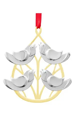 NAMBE Twelve Days Of Christmas Ornament - Silver