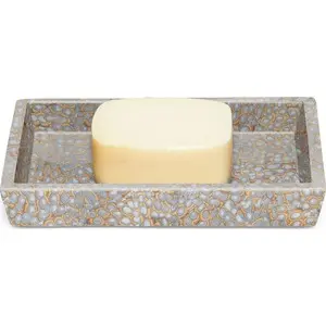 PIGEON AND POODLE Callas Soap Dish - Silver