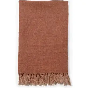 POM POM AT HOME Montauk Blanket - Terra Cotta