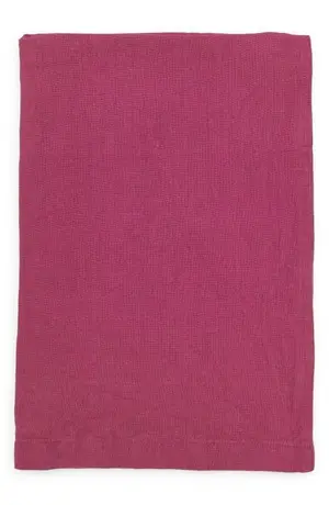 TEKLA Linen Glass Towel Claret