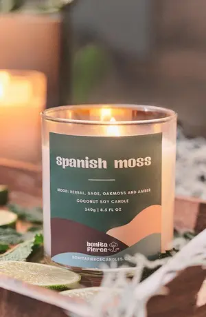 BONITA FIERCE Spanish Moss Candle