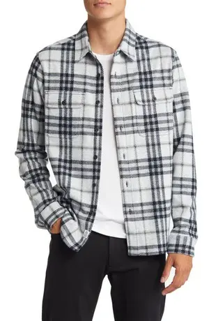 7 Diamonds Generations Plaid Button-up Shirt Bone