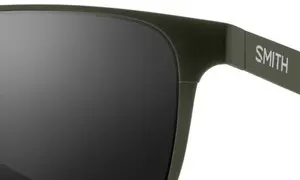 SMITH Lowdown 54mm Chromapop™ Polarized Square Sunglasses - Matte Moss /chromapop Black