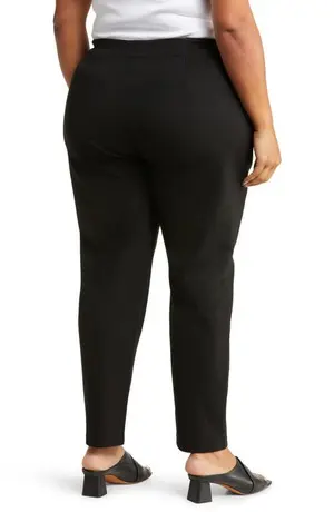 Eileen Fisher Slim Ankle-length Pants - Black