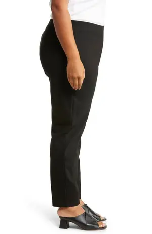 Eileen Fisher Slim Ankle-length Pants - Black