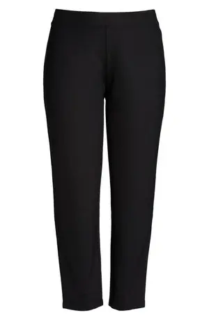 Eileen Fisher Slim Ankle-length Pants - Black