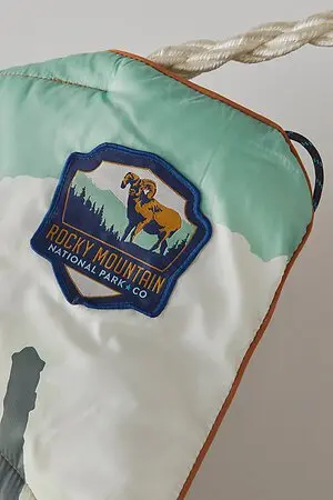 RUMPL National Parks Puffy Blanket - Rocky Mountain