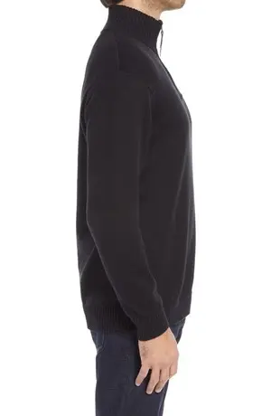 Rodd & Gunn Merrick Bay Quarter Zip Sweater - Coal