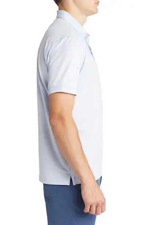 Mizzen+main Versa Solid Golf Polo - Sky Solid
