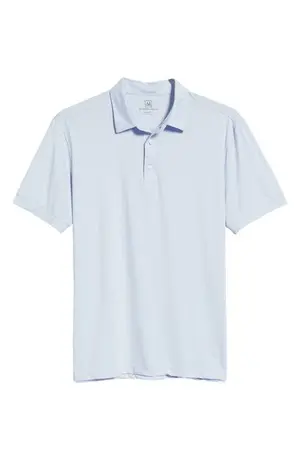 Mizzen+main Versa Solid Golf Polo - Sky Solid